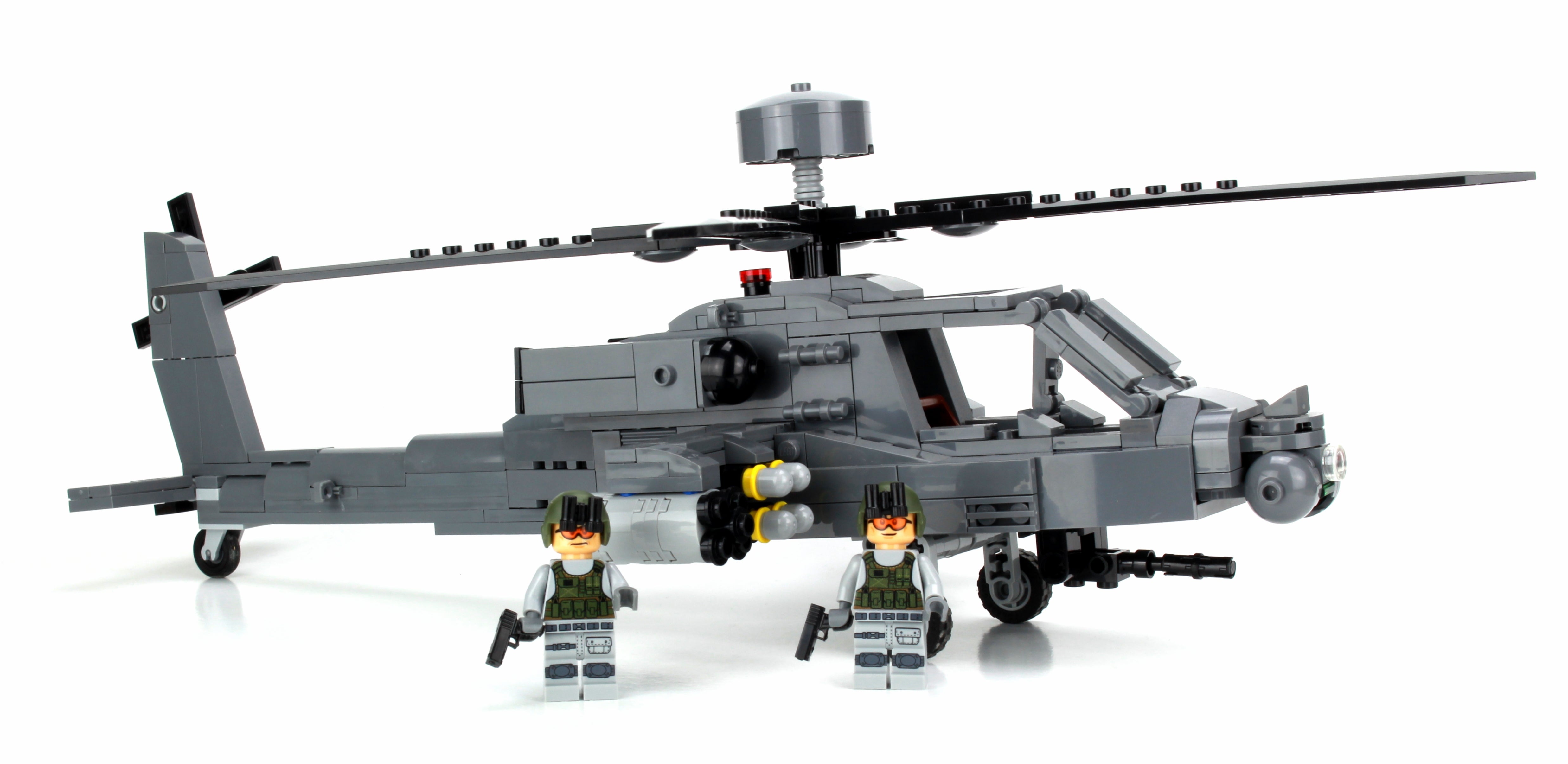 BATTLE BRICK Army Attack Helicopter – It's A Block Party